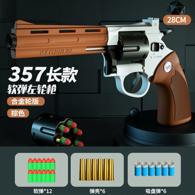 Children Toy Gun 357 ZP5 Revolver Pistol Safe Soft Bullet Toy – PANXD